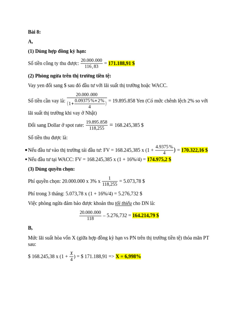 Bài 8 - Chap10 | PDF