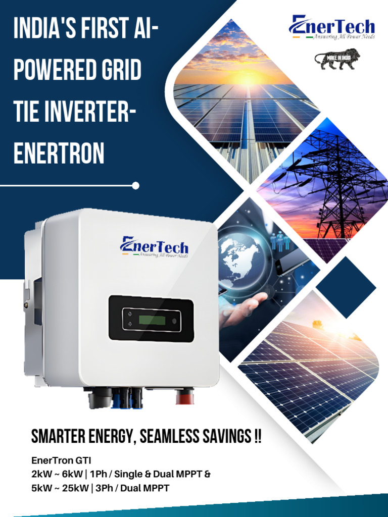 EnerTron Ongrid Inverter | PDF | Solar Panel | Photovoltaics