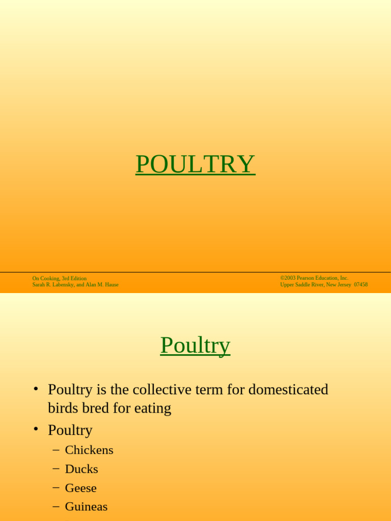 Poultry | PDF | Poultry | Foods
