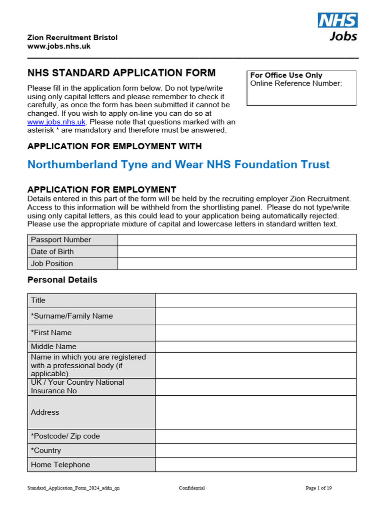 Job Interview and Registration Form | PDF | Justice | Crime & Violence