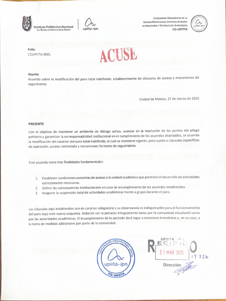 ACUSE | PDF