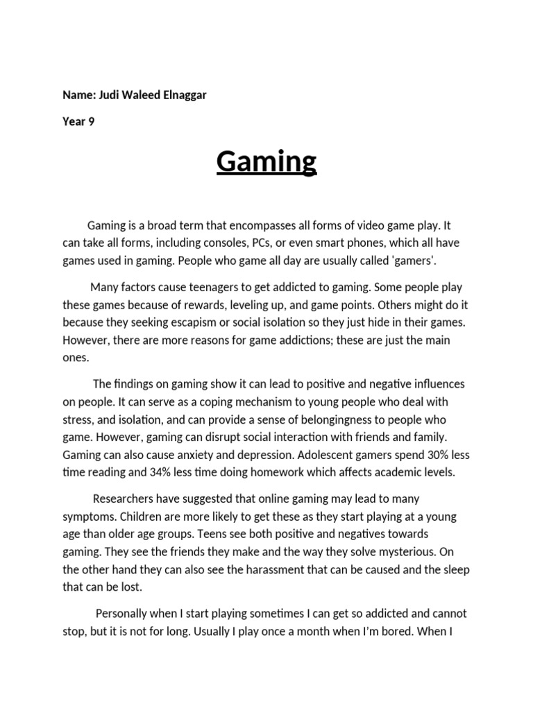 Gaming | PDF