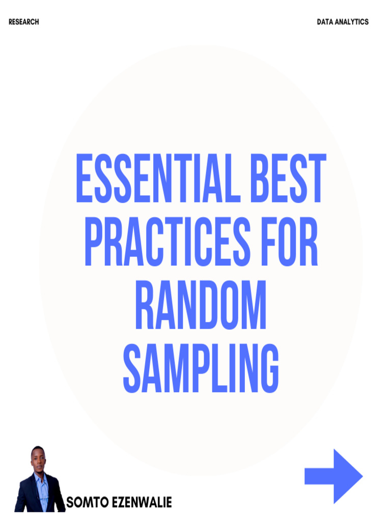 Essential Practices For Random Sampling | PDF | Sampling (Statistics ...