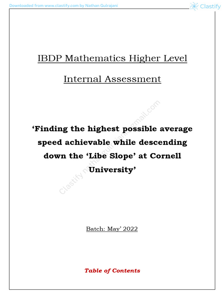 Finding The Highest Possible Average Speed Achievable While Descending ...