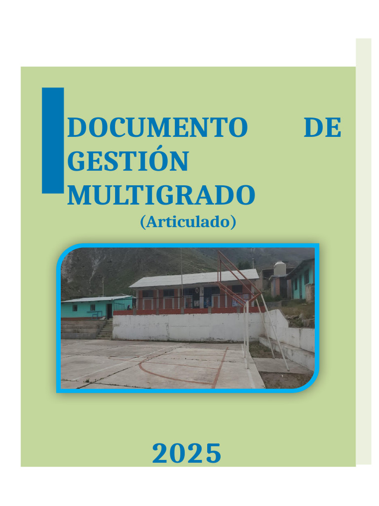 Documento de Gestión Multigrado - 2025 Alloca Corregido | PDF ...