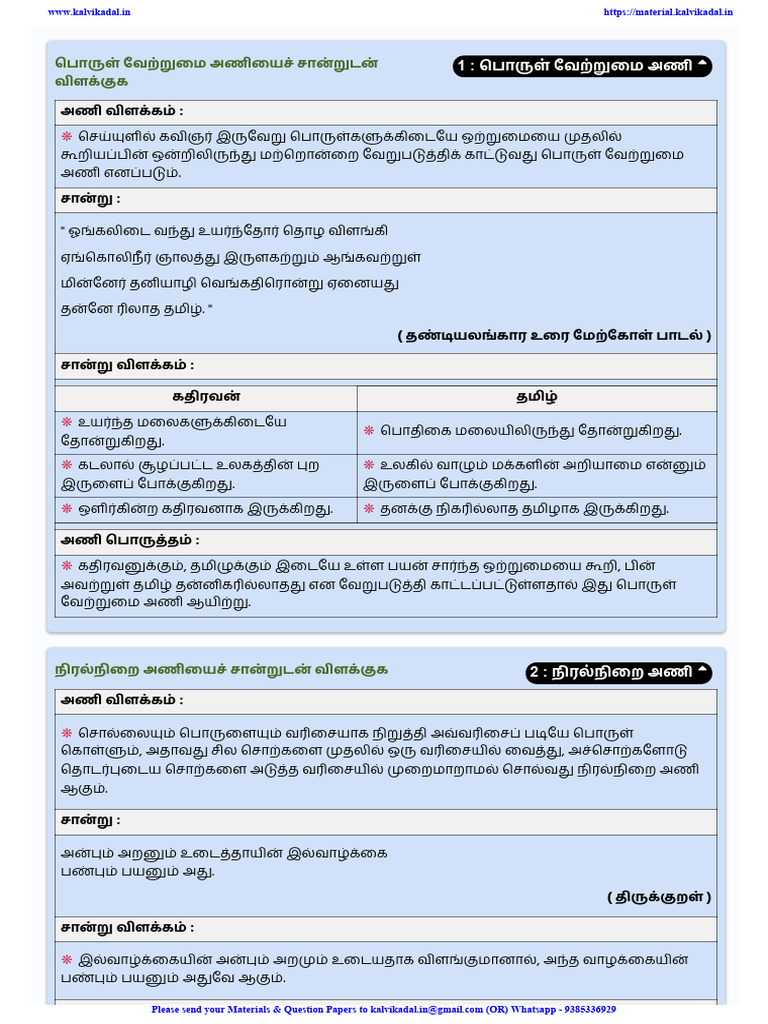 12th Tamil Ell | PDF