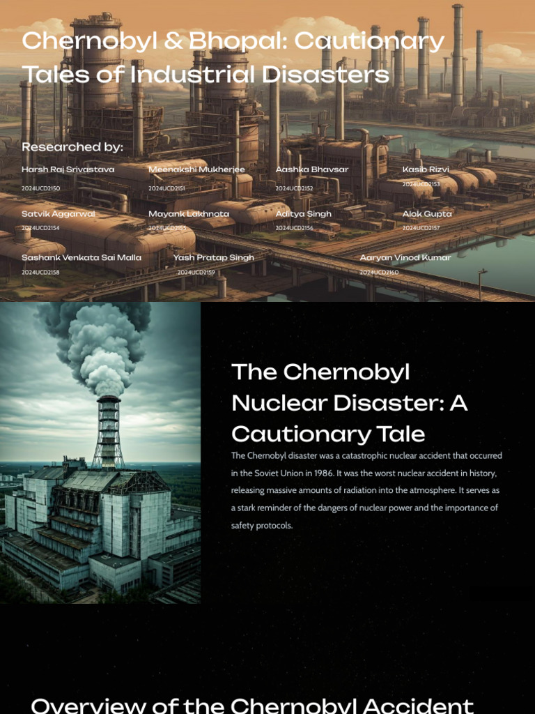 CASE STUDIES (1) - BHOPAL AND CHERNOBYL (CHEMISTRY) | PDF | Nuclear ...