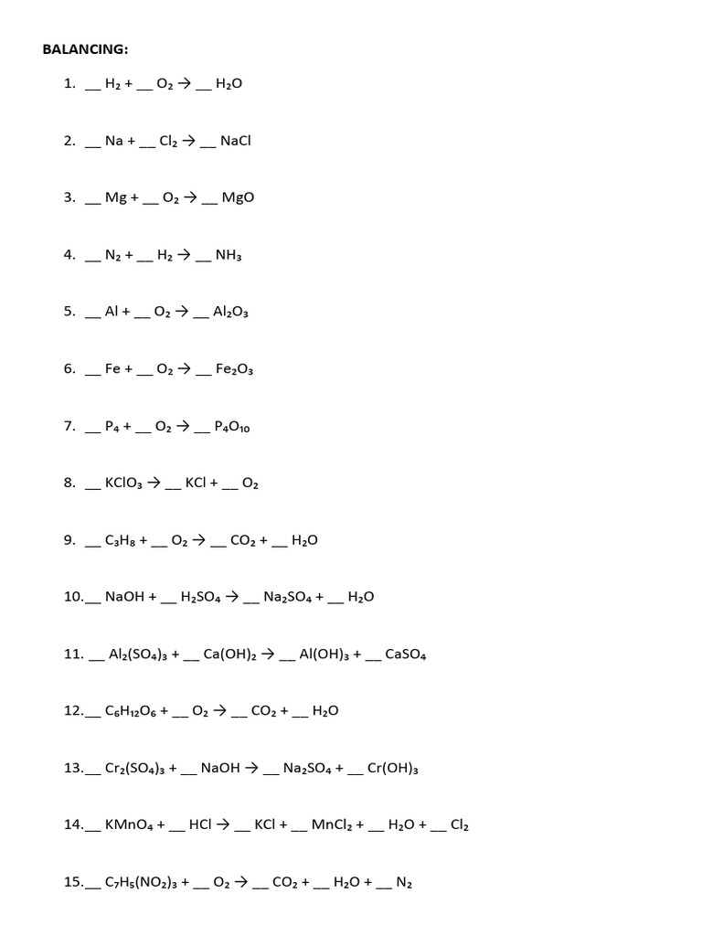 Balancing Exercises | PDF