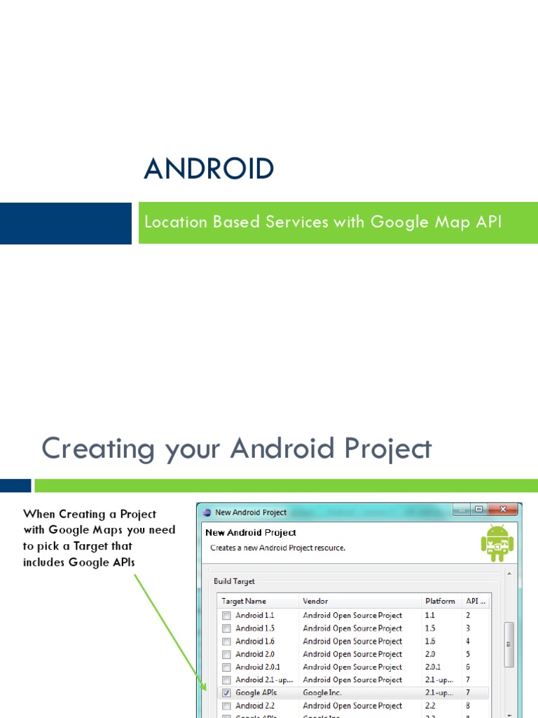Android - Lecture 17 - LBS With Google API | PDF | Application Programming Interface | Android ...