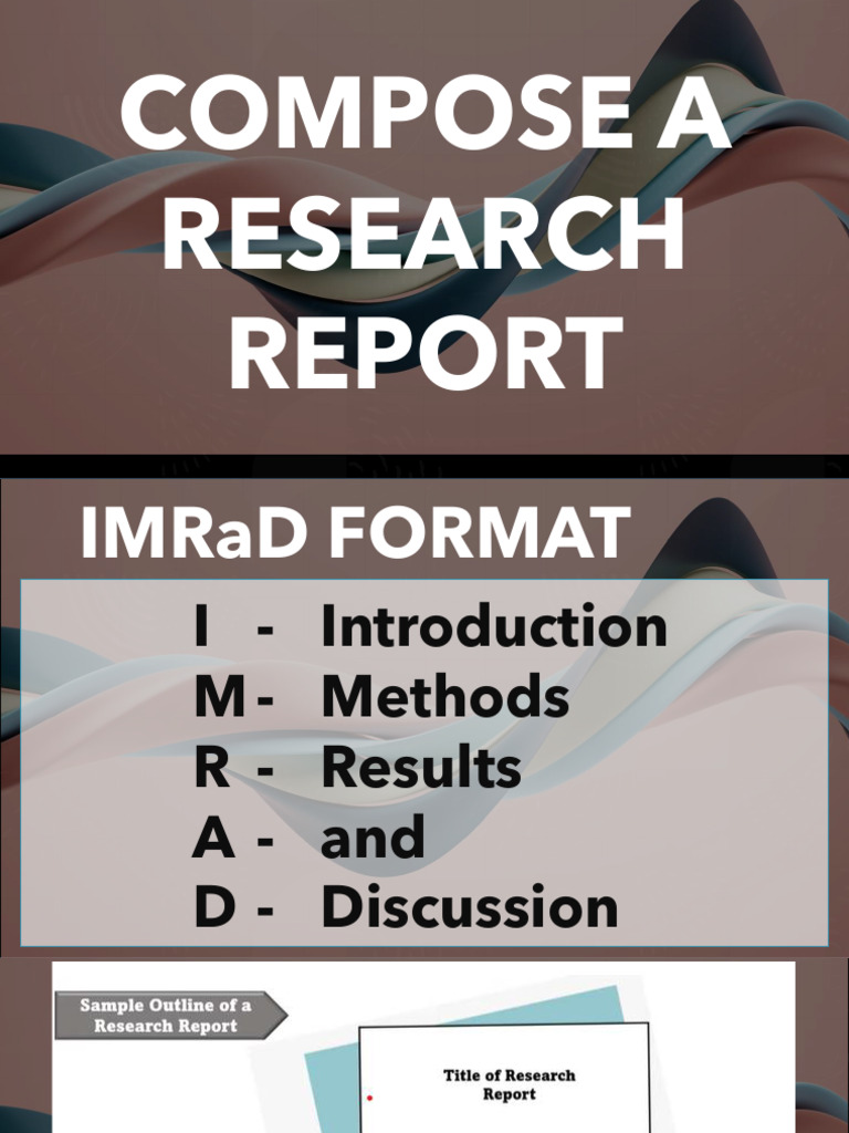 Compose A Research Report | PDF