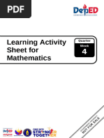 Grade 4 Math DLL: Perimeter Week 4 | PDF | Learning