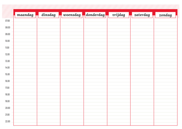 Leerpad Weekschema Digitaal Pdf