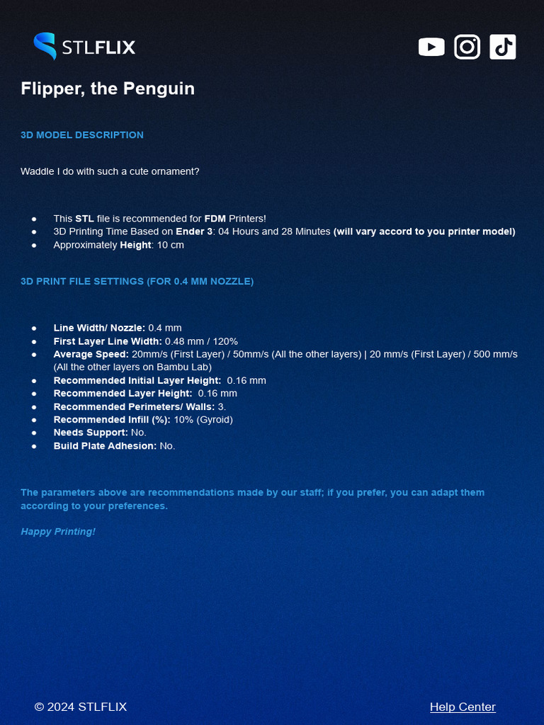 Flipper, The Penguin | PDF