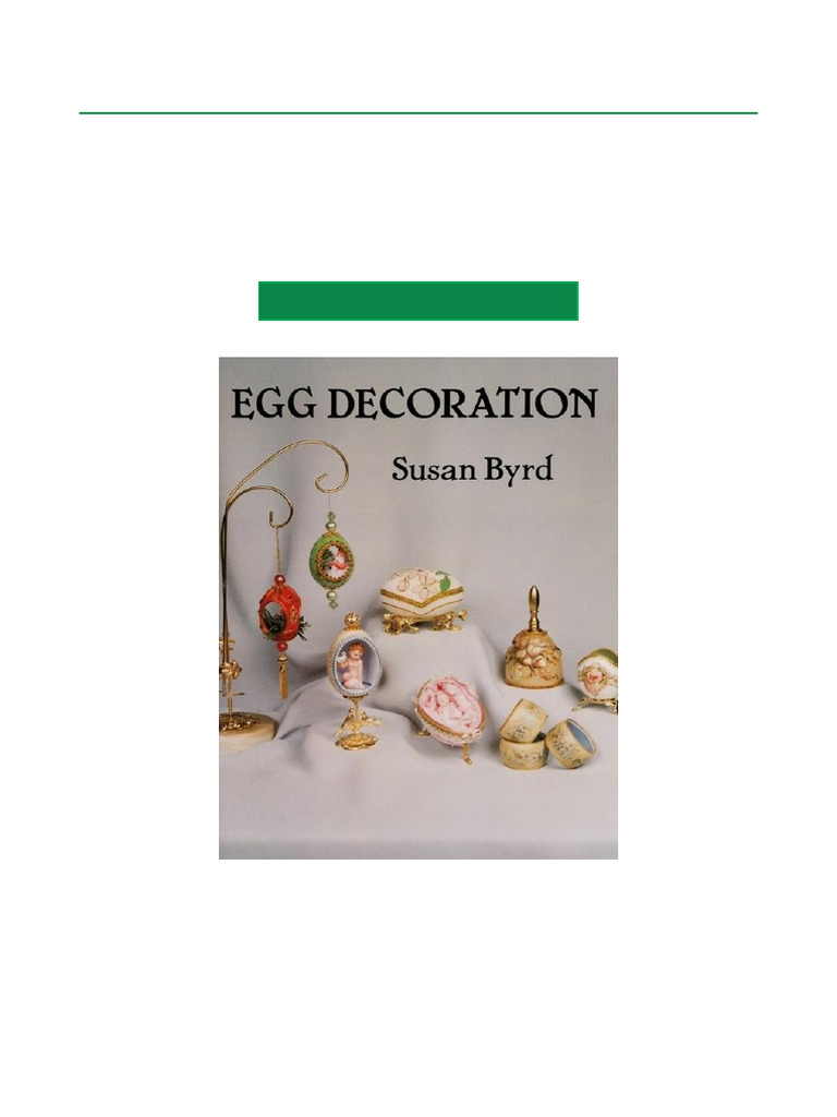 Grab Now Egg Decoration PDF DOCX DOWNLOAD | PDF