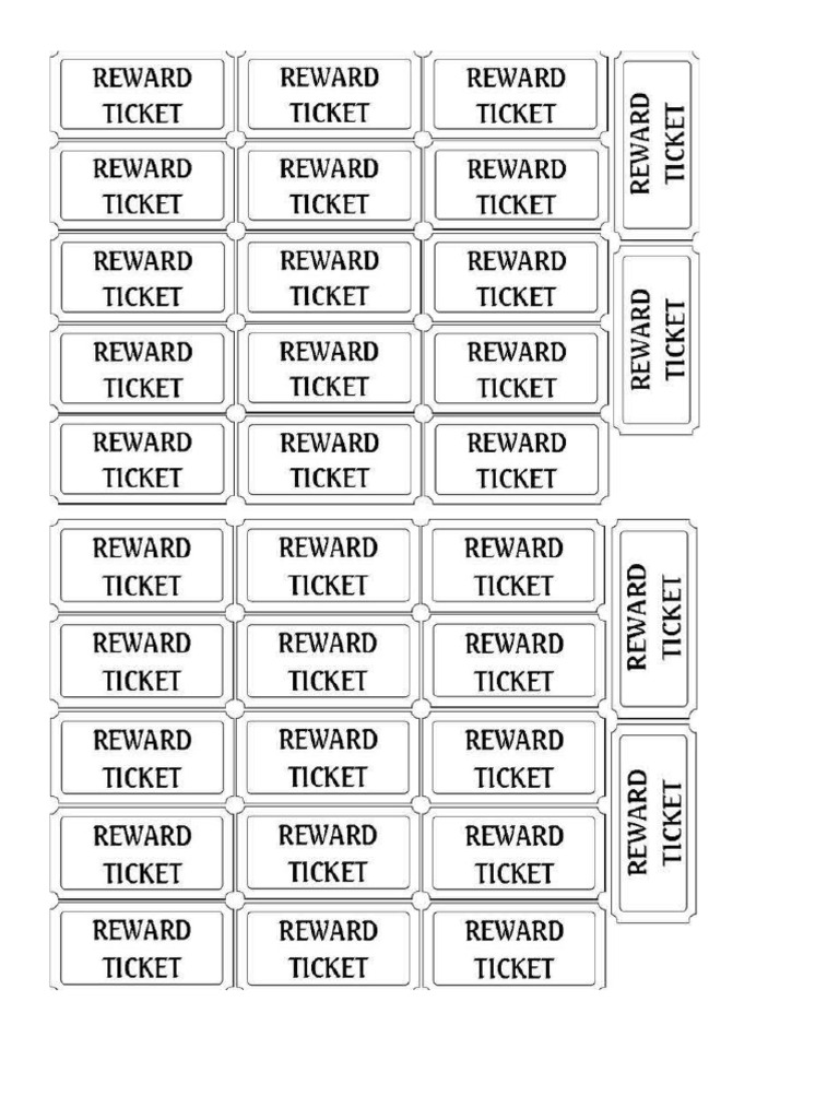 Reward Ticket | PDF