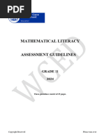 2025 Grade 12 Mathematical Literacy Scope | PDF | Probability | Measurement