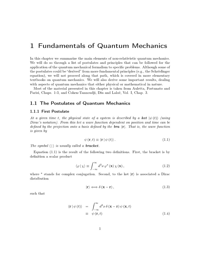 Ch1 Fundamentals | PDF | Eigenvalues And Eigenvectors | Mathematical Objects
