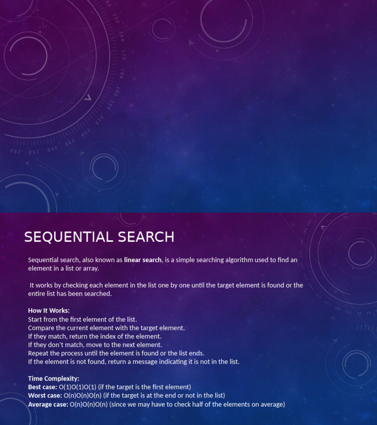 Sequential Search | PDF