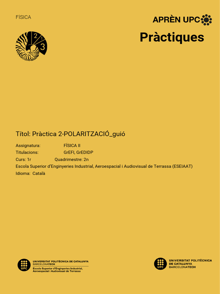 P2 POLARITZACIÓ Guió | PDF