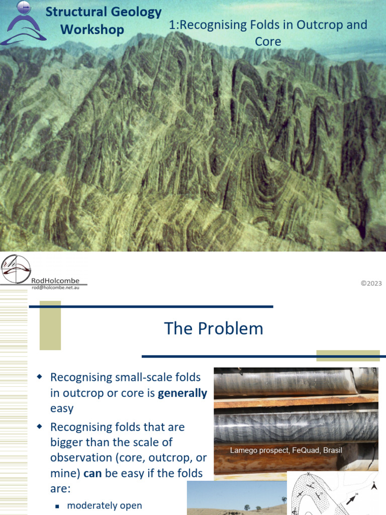 RJH_workshop_module_01_Recognising_folds_in_outcrop_and_core_web | PDF | Geology