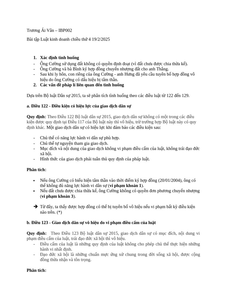 Trương Ái Vân 19:2:2025 LKD | PDF