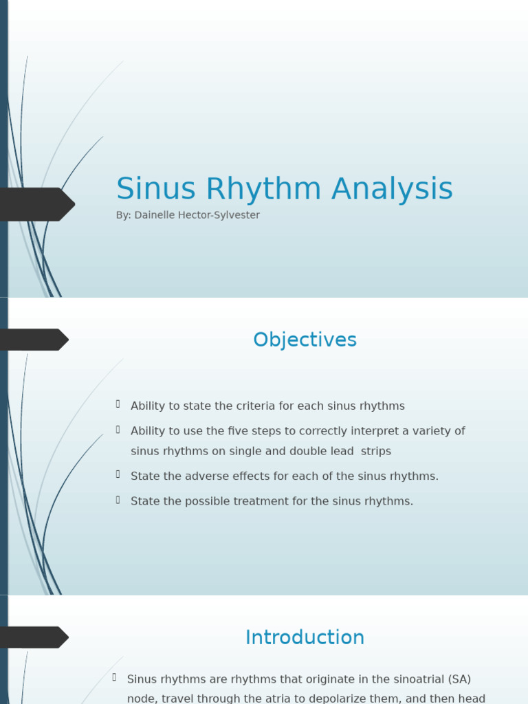 Sinus Rhythm Analysis and Interpretation | PDF | Heart Rate | Heart