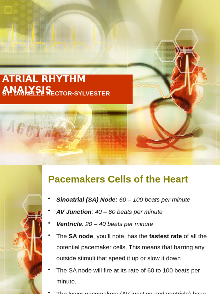 Atrial Rhythm Analysis | PDF | Atrium (Heart) | Heart