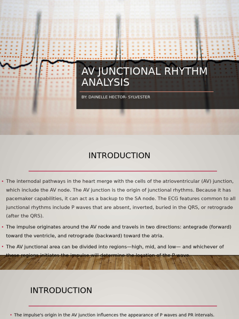 Understanding AV Junctional Rhythms | PDF | Internal Medicine | Cardiac ...