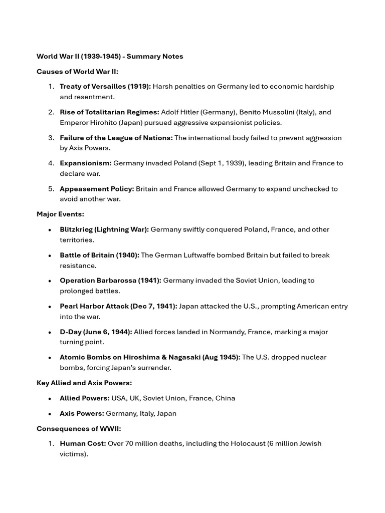 World War II | PDF