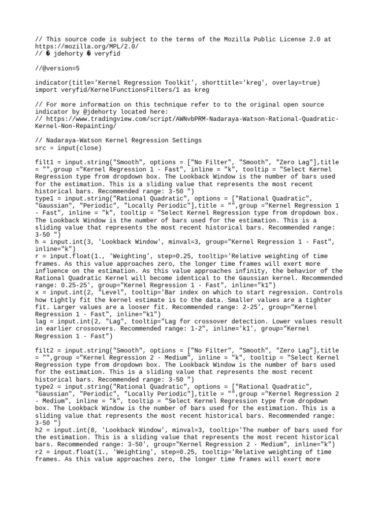 Kernel Regression Toolkito | PDF | Regression Analysis | Estimation Theory