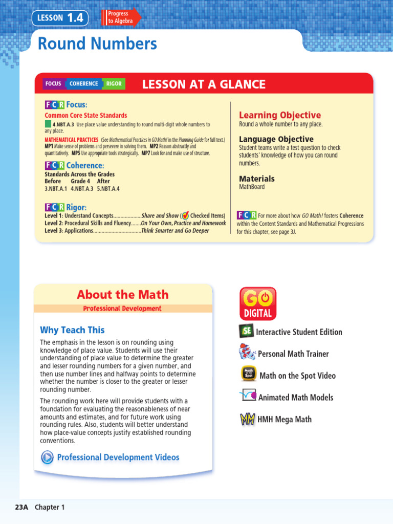 Rounding Whole Numbers in Math | PDF | Mathematics | Cognitive Science
