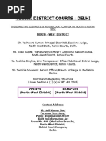 List of Judges - New Delhi District Court, Delhi - India | PDF | Public Law | Jurists