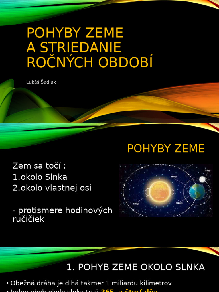 Pohyby Zeme - Luki Šadlák | PDF