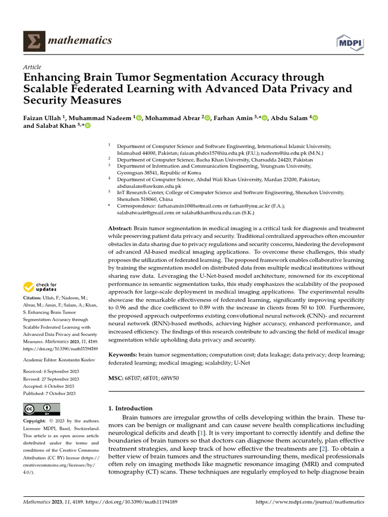 Mathematics | PDF | Image Segmentation | Deep Learning