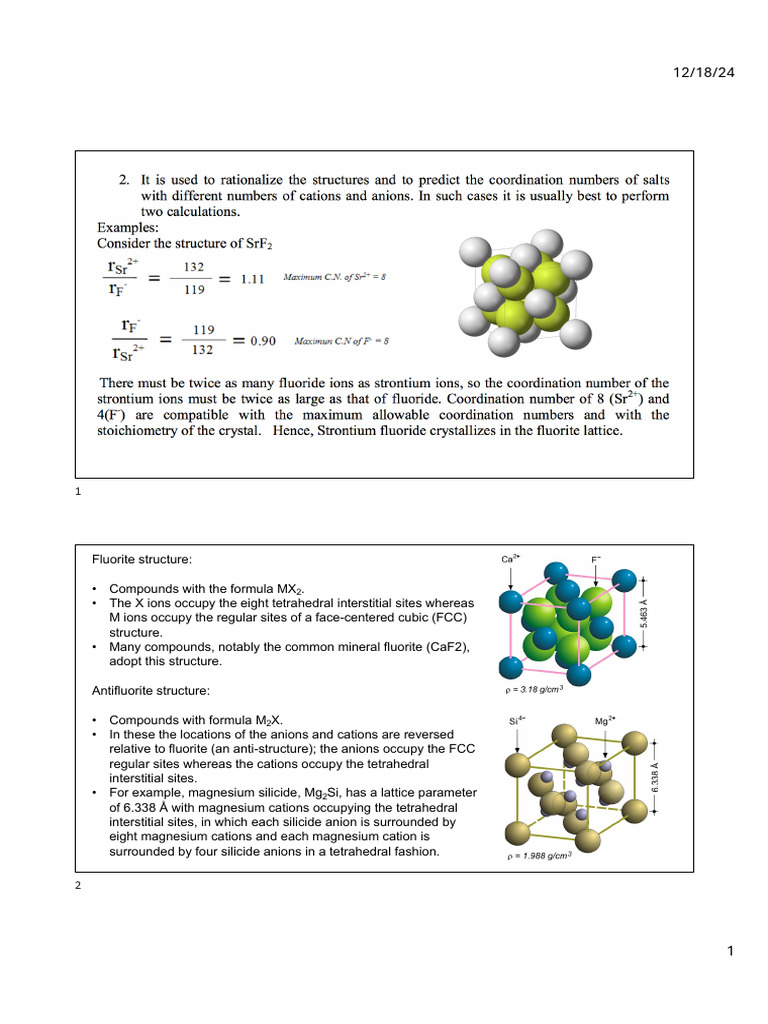 5-1 Solid State Chemistry 5-1 | PDF | Ion | Materials