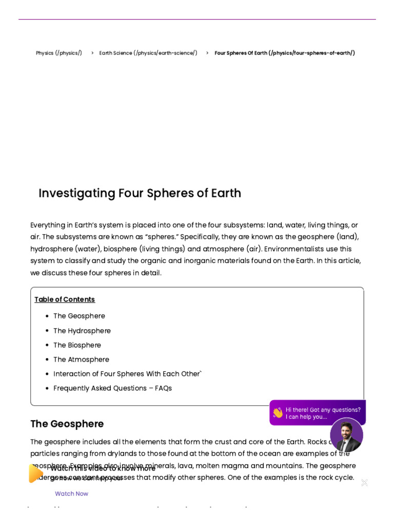 Fundamentals of Earth’s Sphere - Interaction Between Spheres | PDF ...