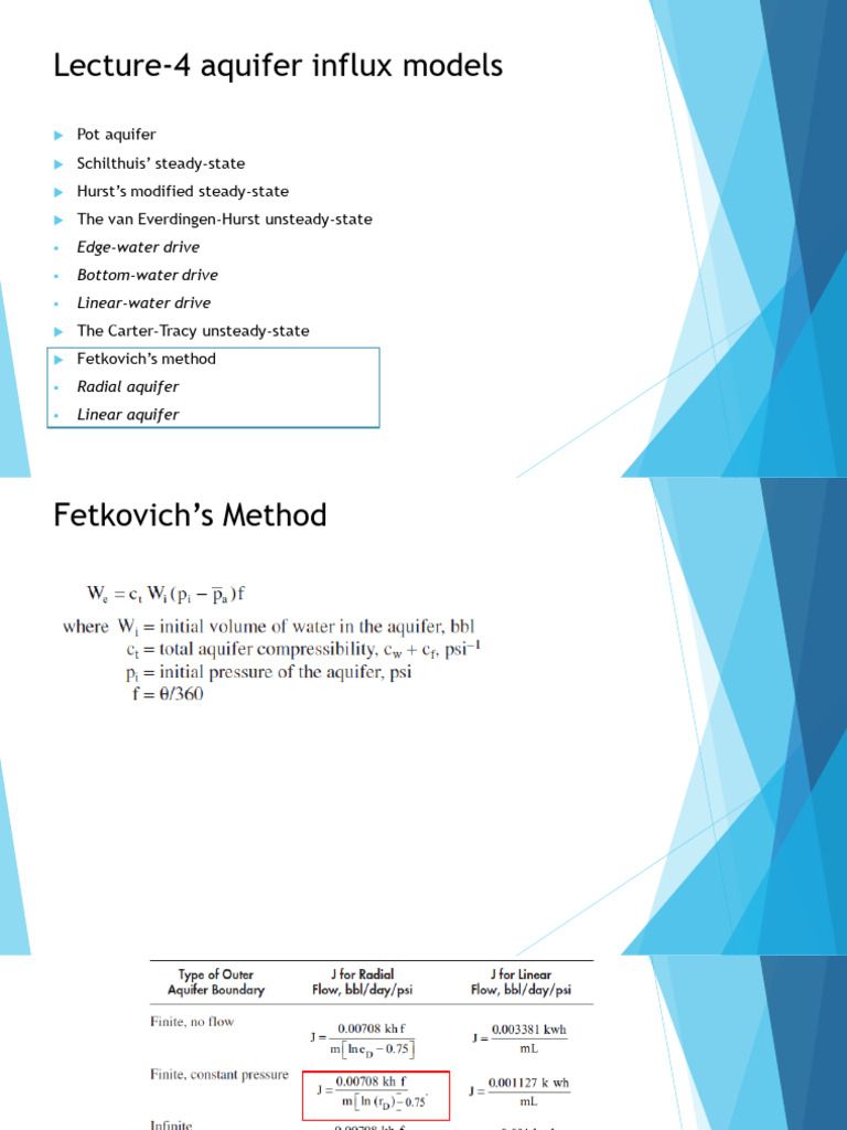 Lecture 4 Aquifer Models | PDF