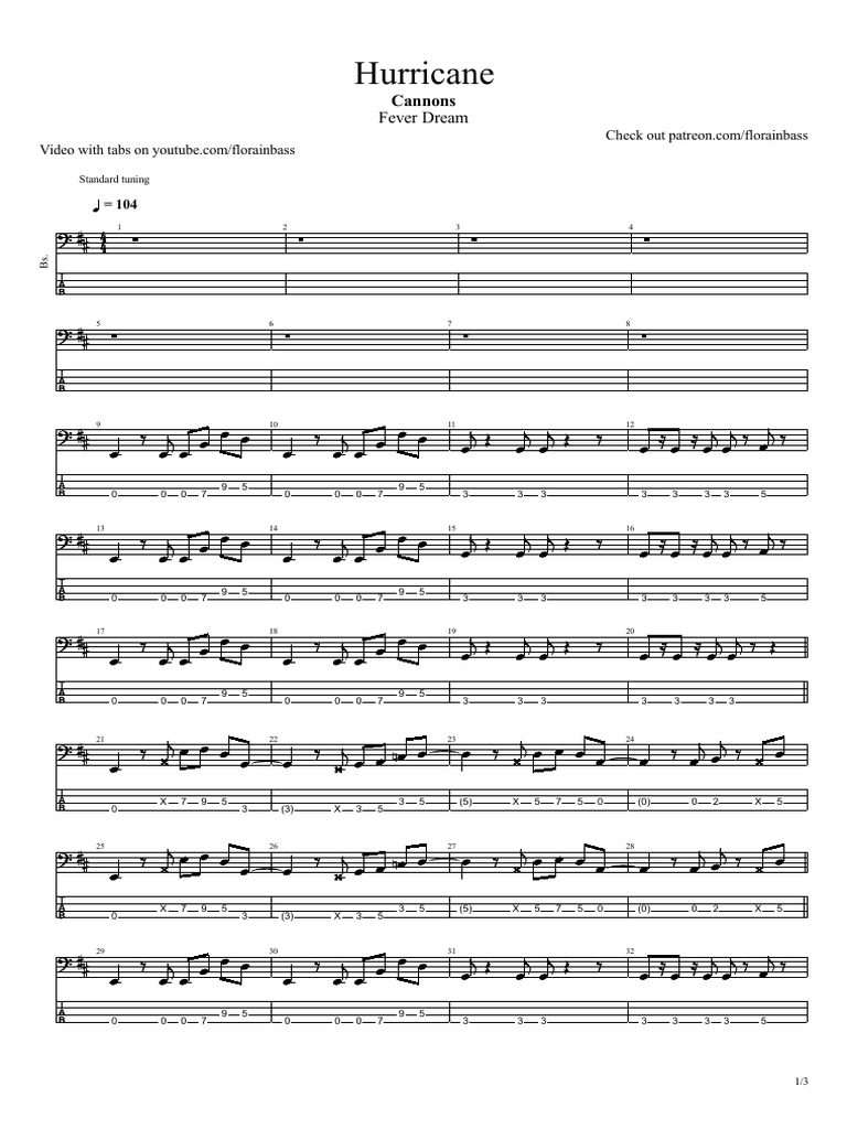 Cannons - Hurricane | PDF