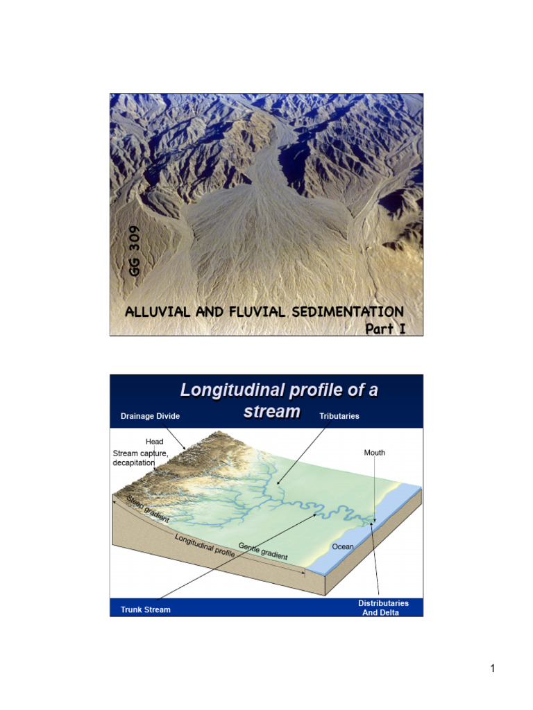 06-Alluvial Fans Handouts.ppt copy | PDF | Earth Sciences | Geomorphology