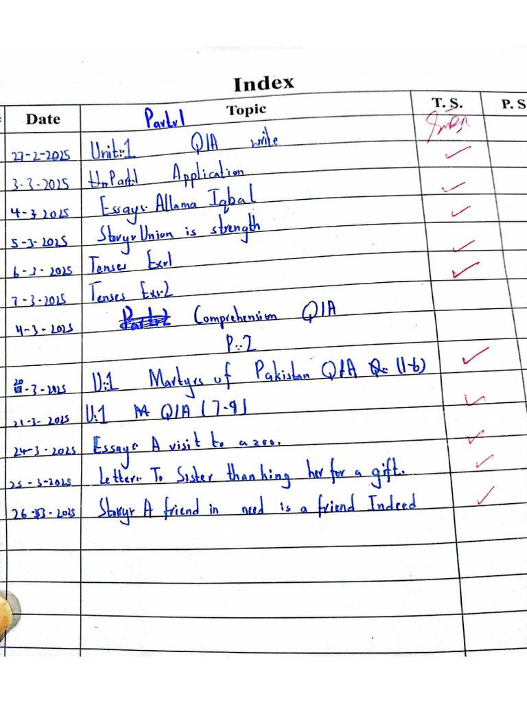 Part 2 Half Class 7th | PDF