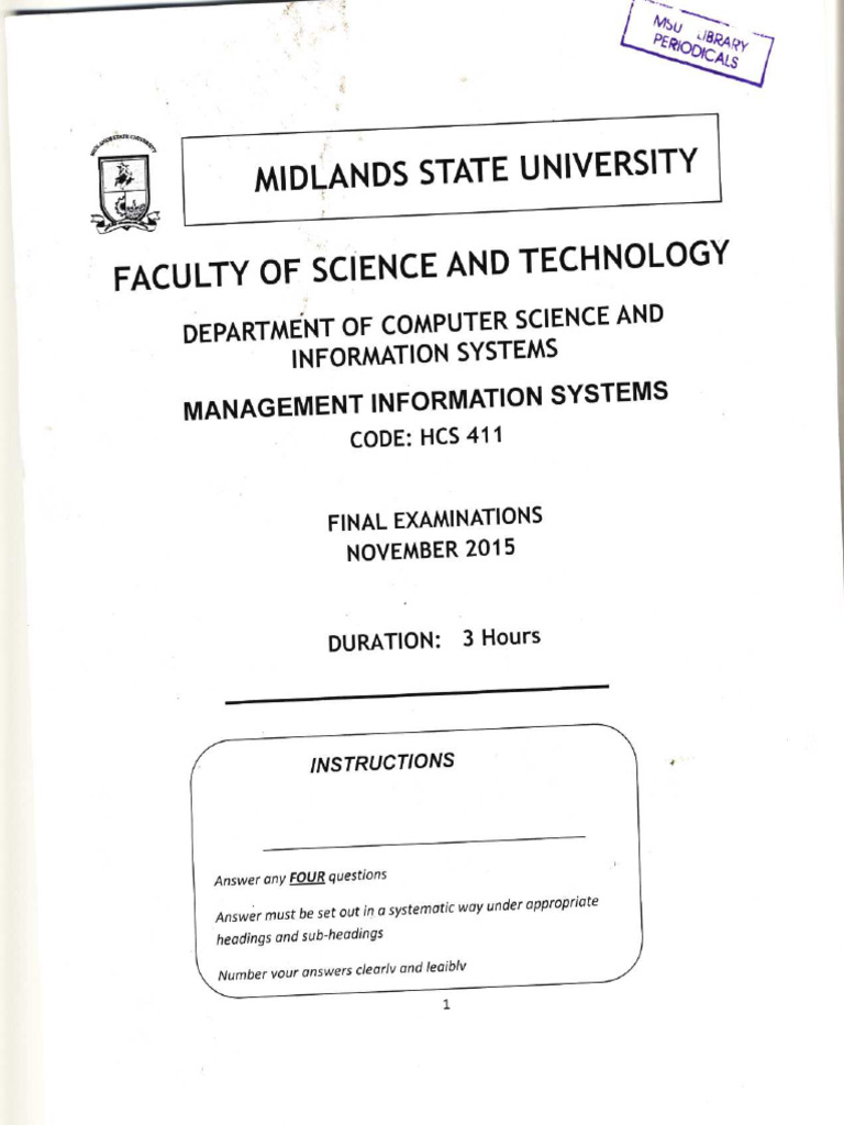 Mis Nov 2015 | PDF