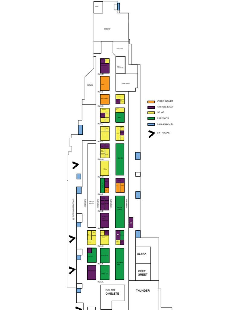 Mapa da CCXP 2025 | PDF