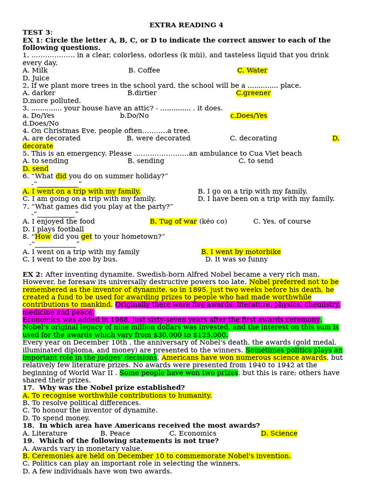 Extra Reading 4 | PDF