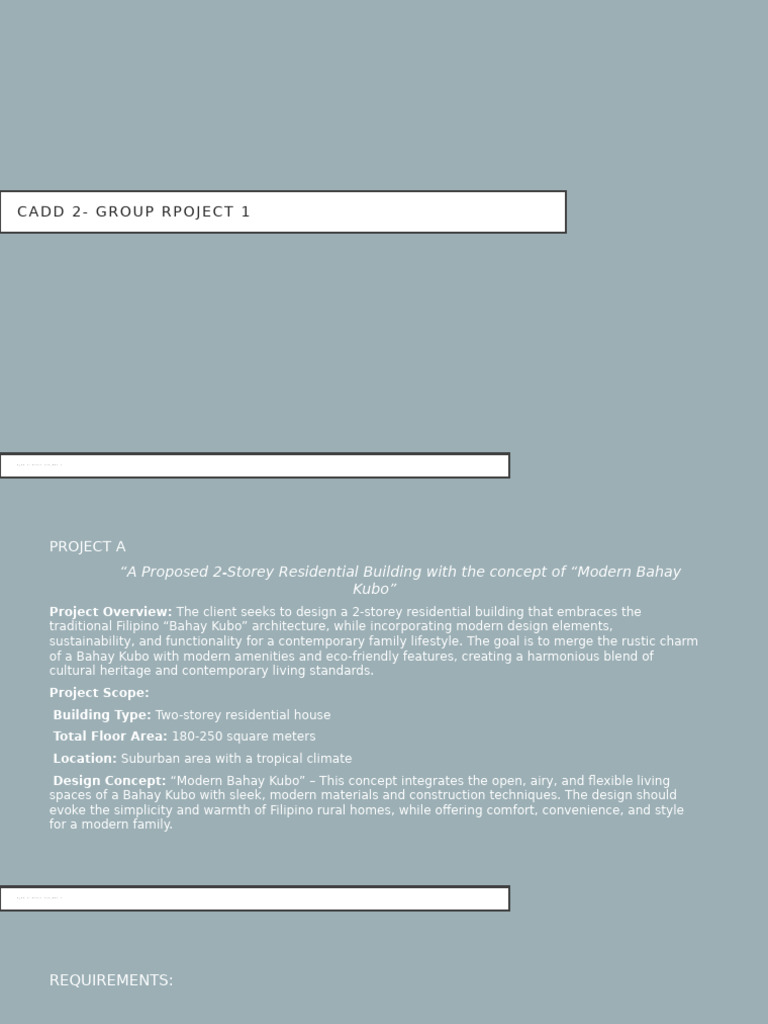 Cadd 2 Group Rpoject 1 | PDF | Design