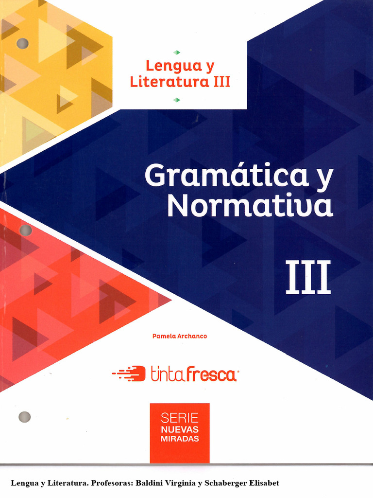 Gramática y Narrativa III | PDF | Escritura | Educación en artes liberales