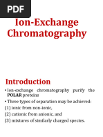 Ion Exchange Chromatography | PDF | Chromatography | Ion Exchange