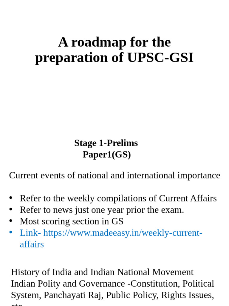 UPSC-GSI Preparation Roadmap | PDF | Geophysics | Physics