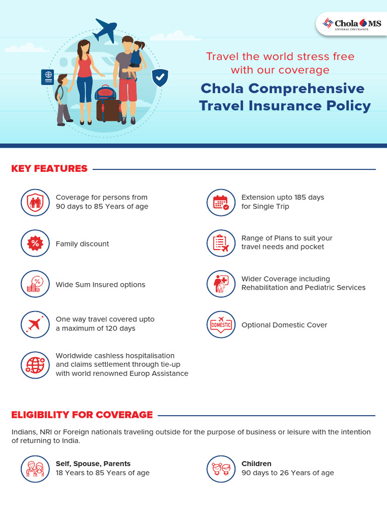 Brochure-Chola Comprehensive Travel Insurance Policy | PDF | Deductible ...