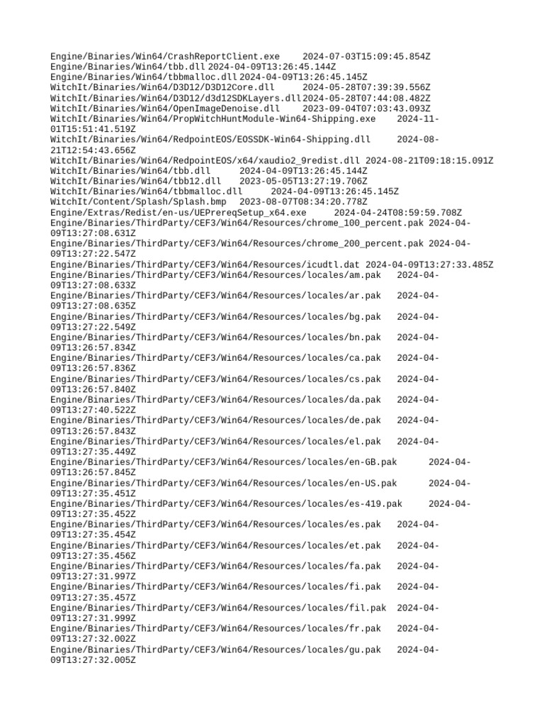 Manifest_NonUFSFiles_Win64 | PDF | Operating System Technology | Libraries