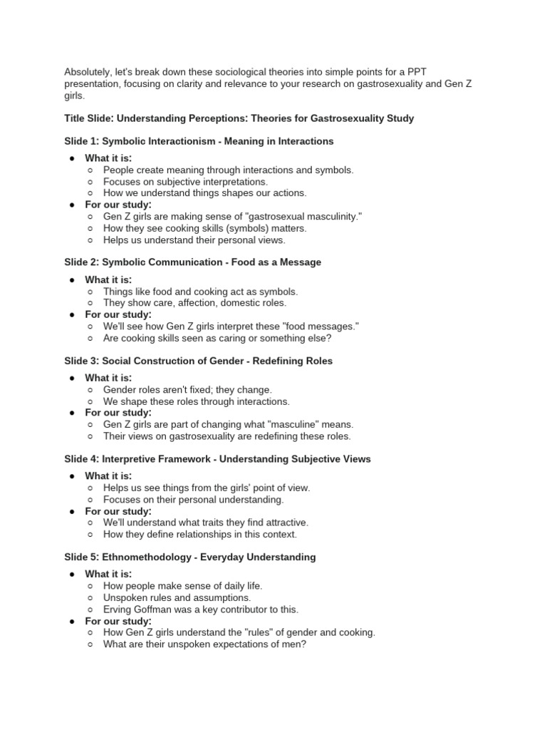 How To Present The Theory For Project For PPT IN... | PDF